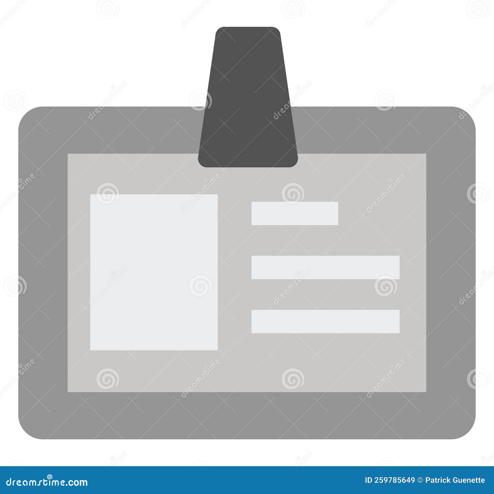 Journalism badge, icon stock vector. Illustration of paper - 259785649