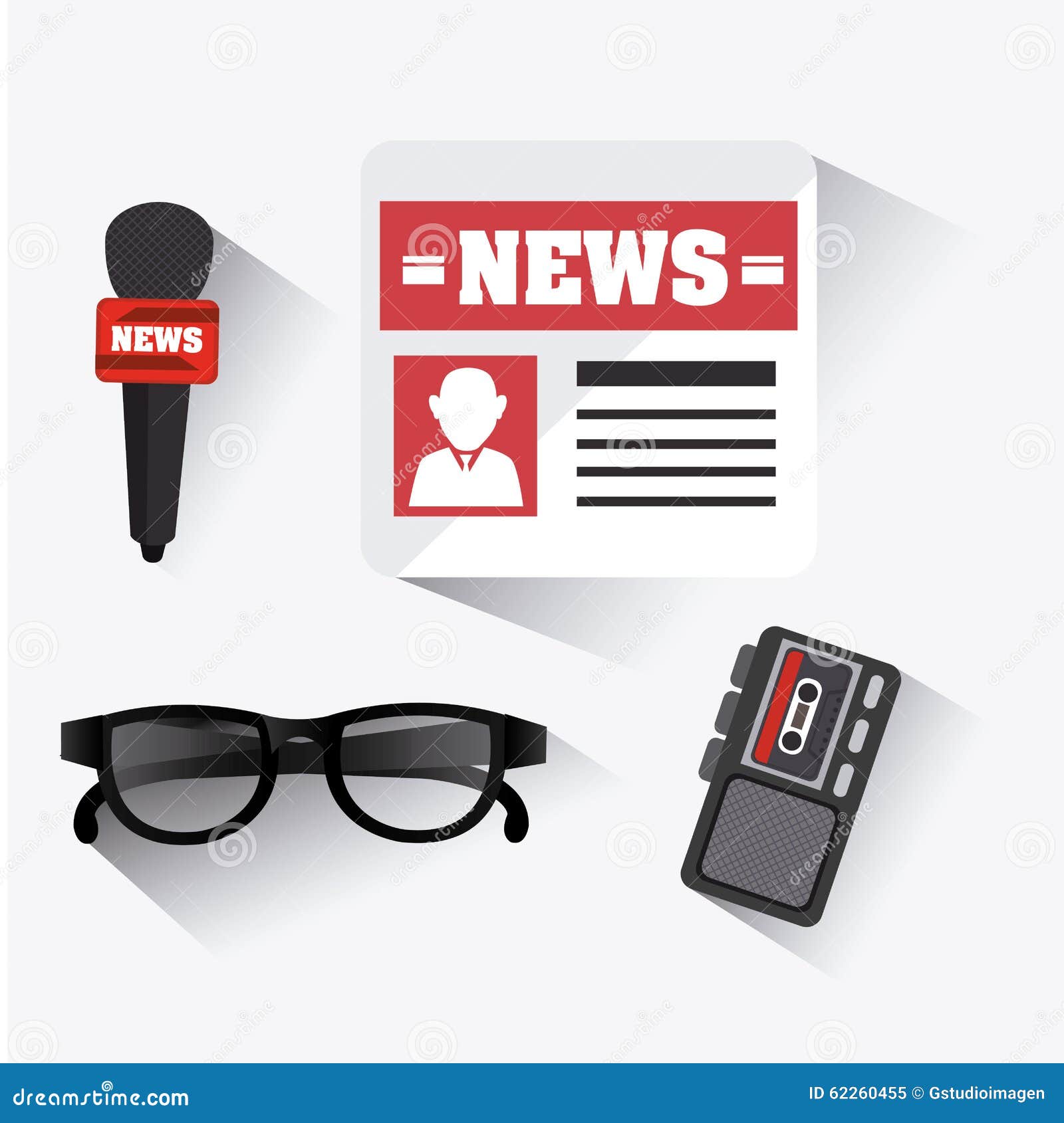 Journalism design. stock illustration. Illustration of journalism ...