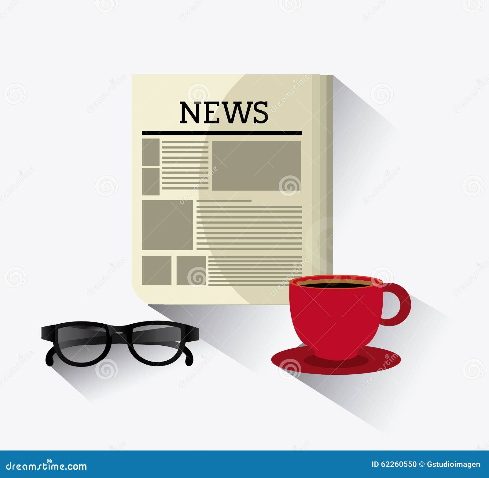 Journalism design. stock illustration. Illustration of broadcasting ...