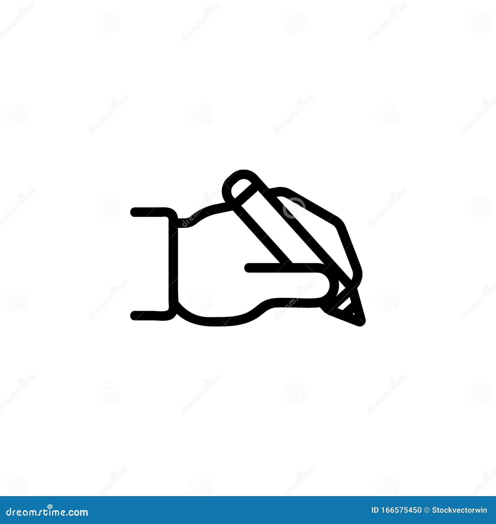 Journalism Icon Vector. Isolated Contour Symbol Illustration Stock ...