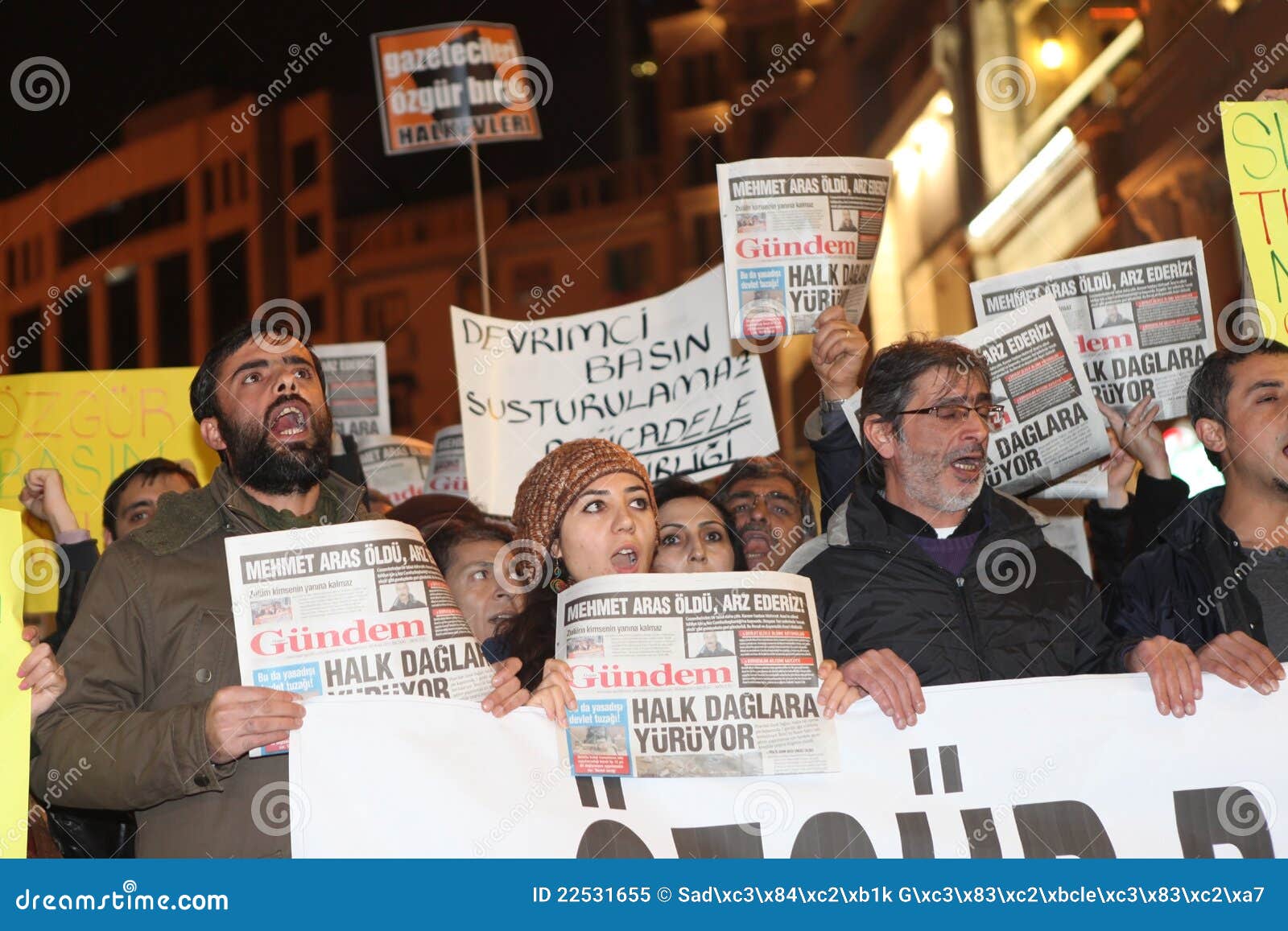 Journalist Protest editorial image. Image of march, activist - 22531655