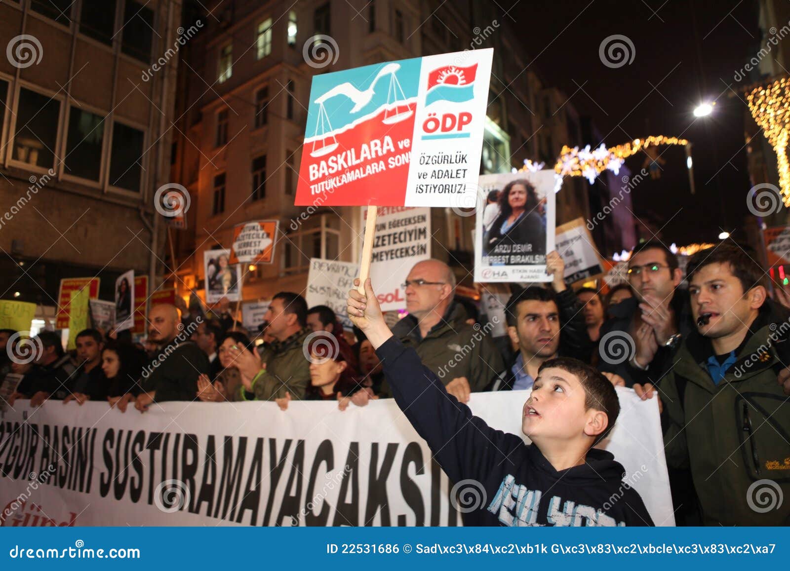 Journalist Protest editorial photo. Image of activist - 22531686