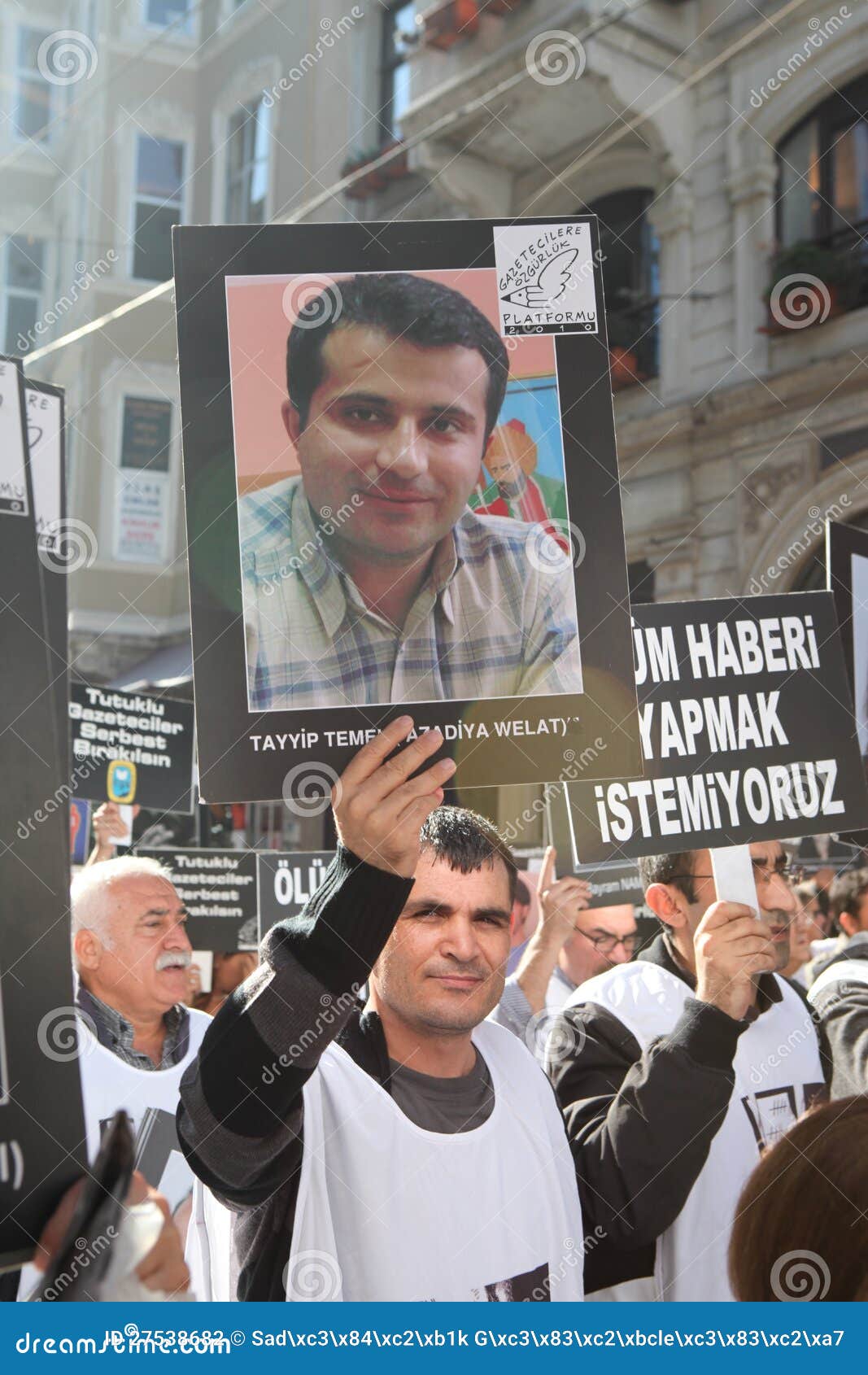 Journalist Protest editorial photography. Image of activist - 27538682