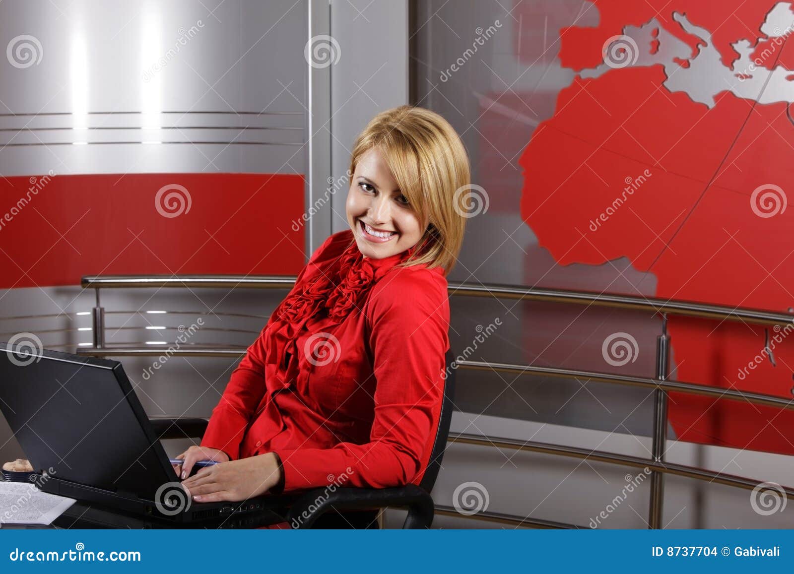 Journalist and Television Manager Editorial Stock Image - Image of ...