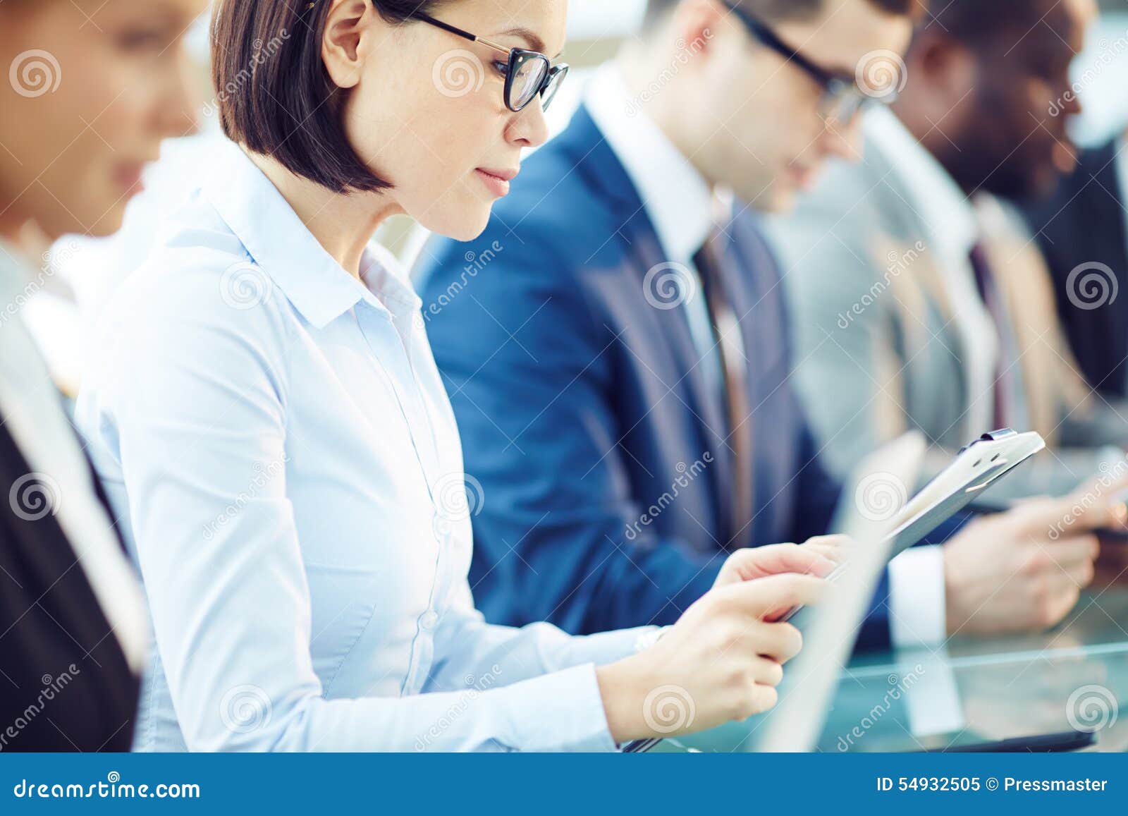 Journalists stock image. Image of people, reading, working - 54932505