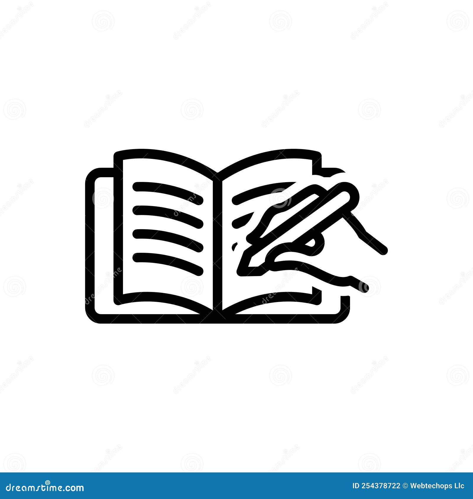 Mix Icon For Journals, Editable And Article Cartoon Vector ...