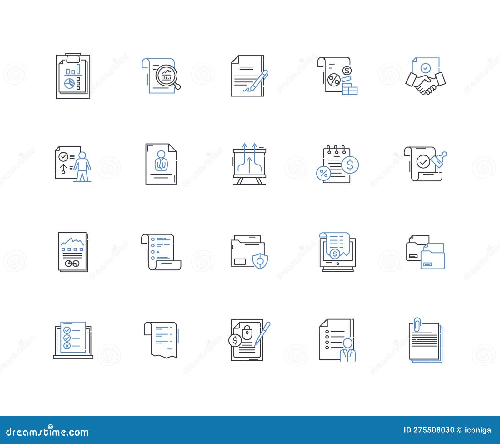 Journals Line Icons Collection. Reflection, Memories, Self-discovery ...