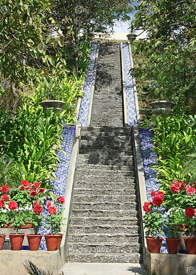 Journey of a 100 Steps with a Single Step Stock Image - Image of ...