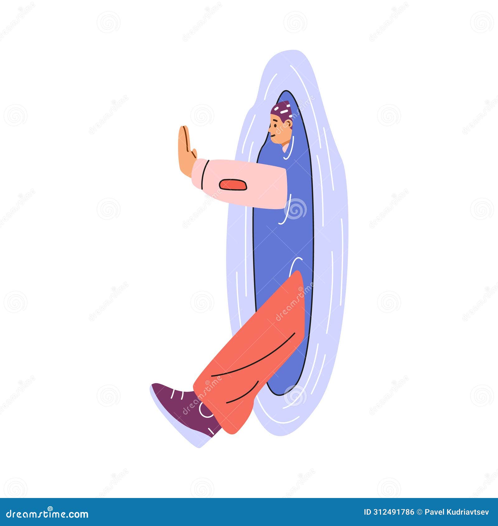 The Teleportation Hatch Demonstrates the Division of the Human Body, on ...