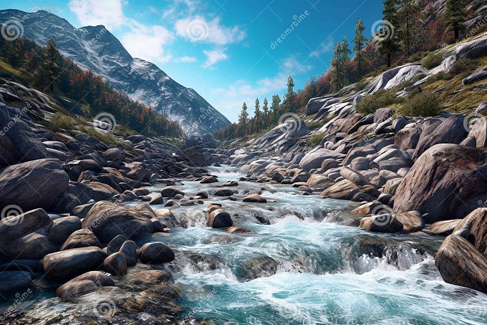 A Journey Downstream: Capturing the Essence of Rivers Stock ...