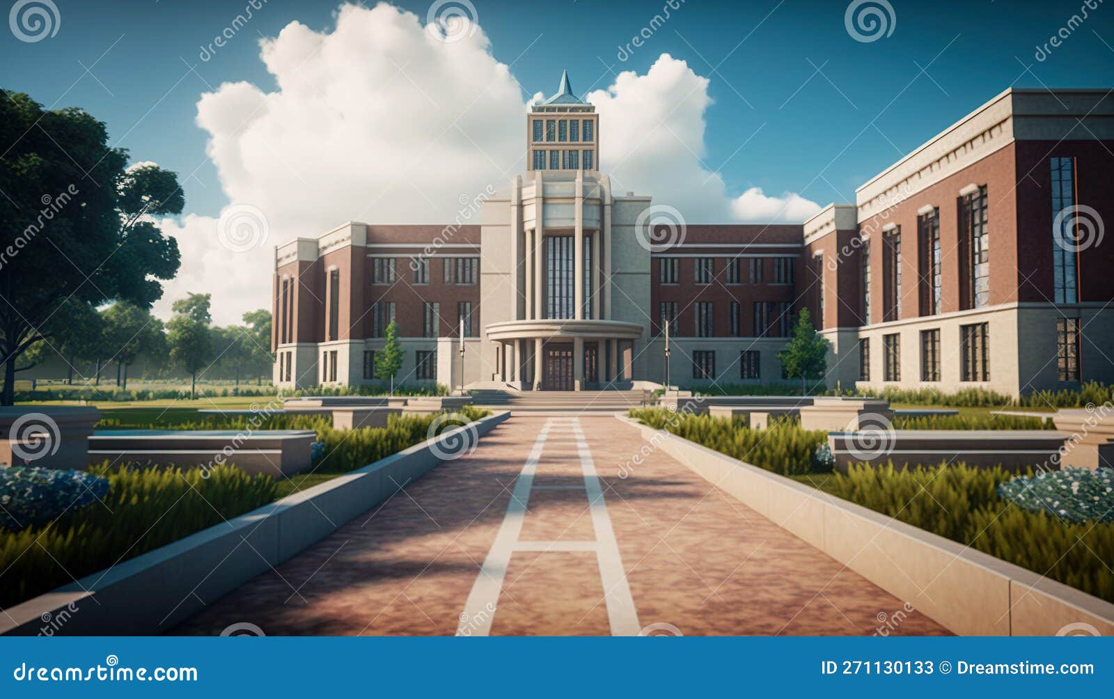 Journey through the Heart of a Large University Campus with Main ...