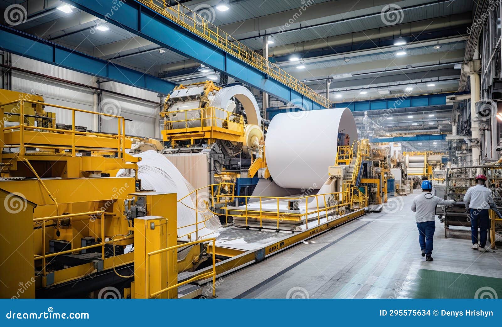 A Journey through the Industrial Maze Stock Illustration - Illustration ...