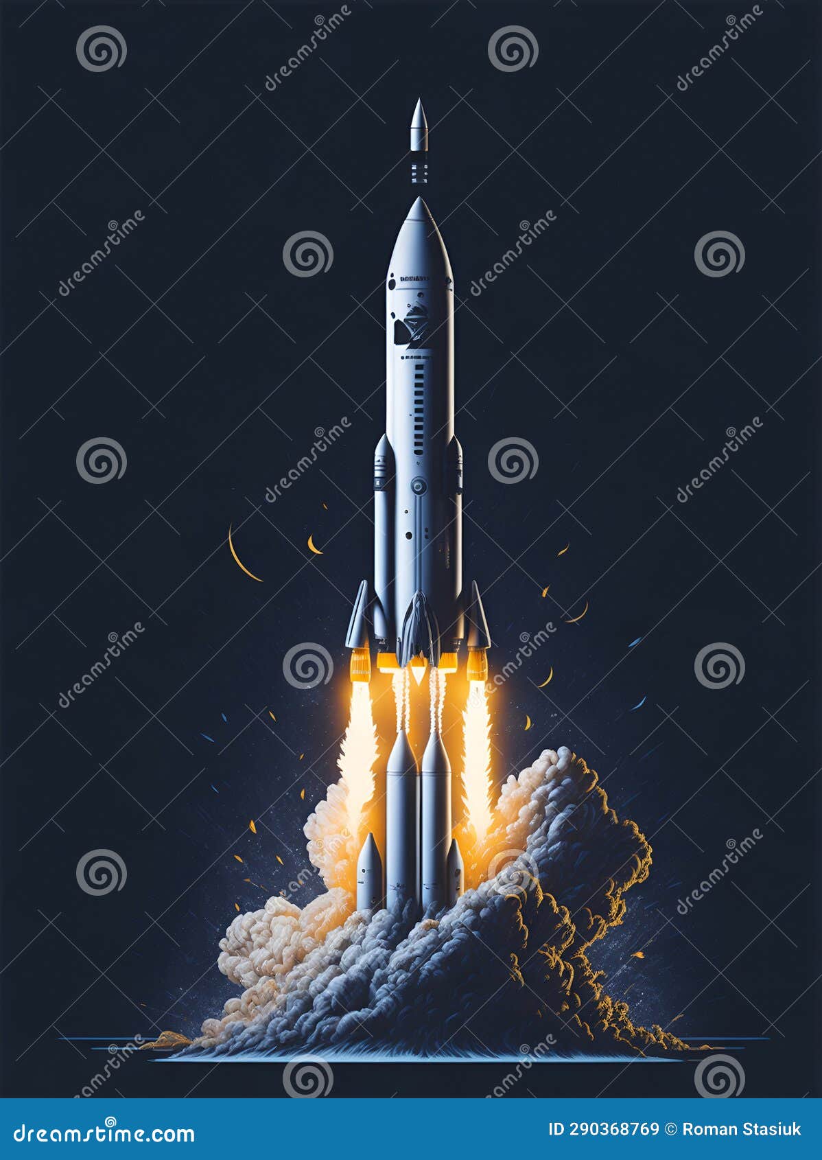 The Journey of a Rocket Launch As it Defies Gravity and Soars into ...