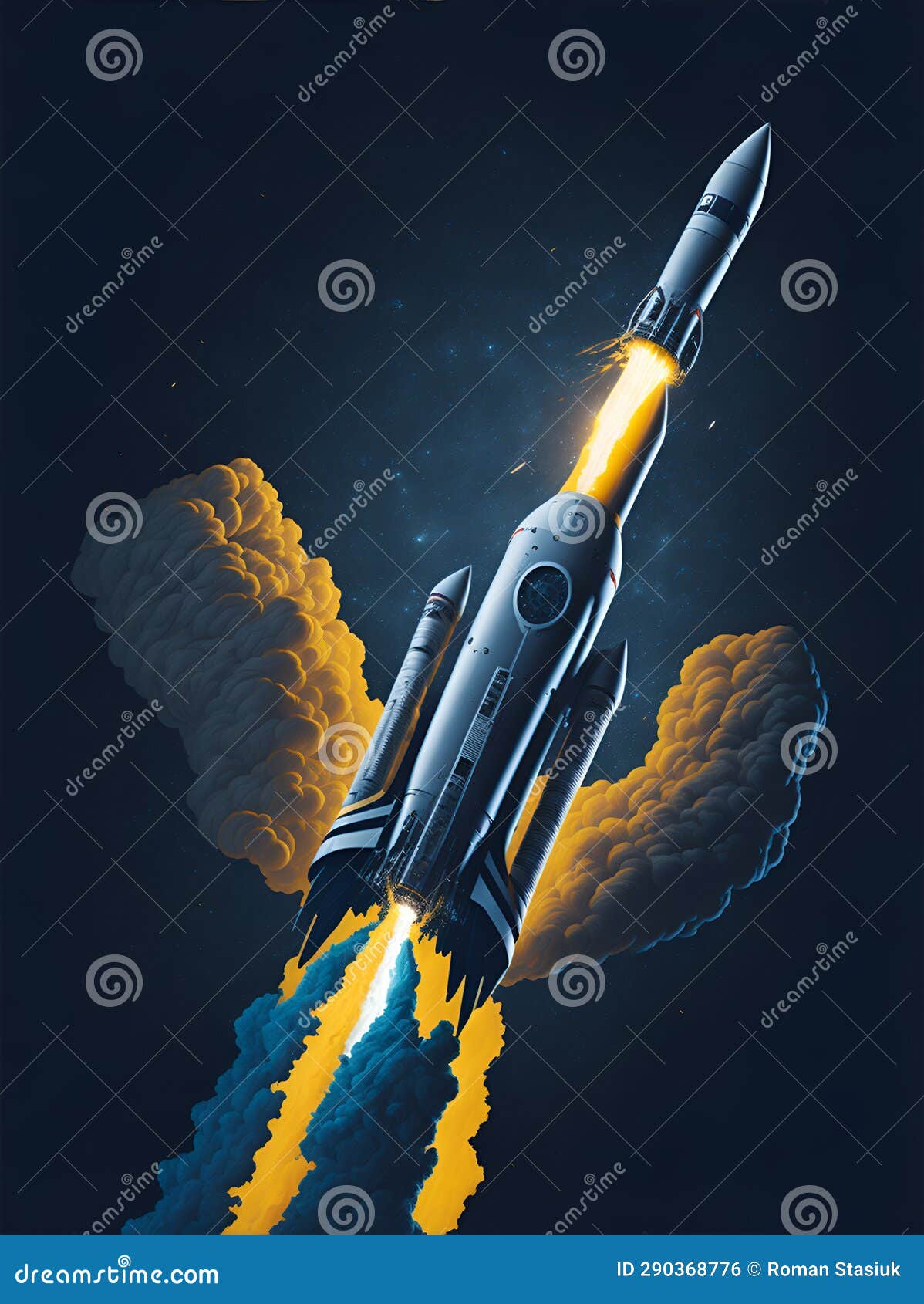 The Journey of a Rocket Launch As it Defies Gravity and Soars into ...