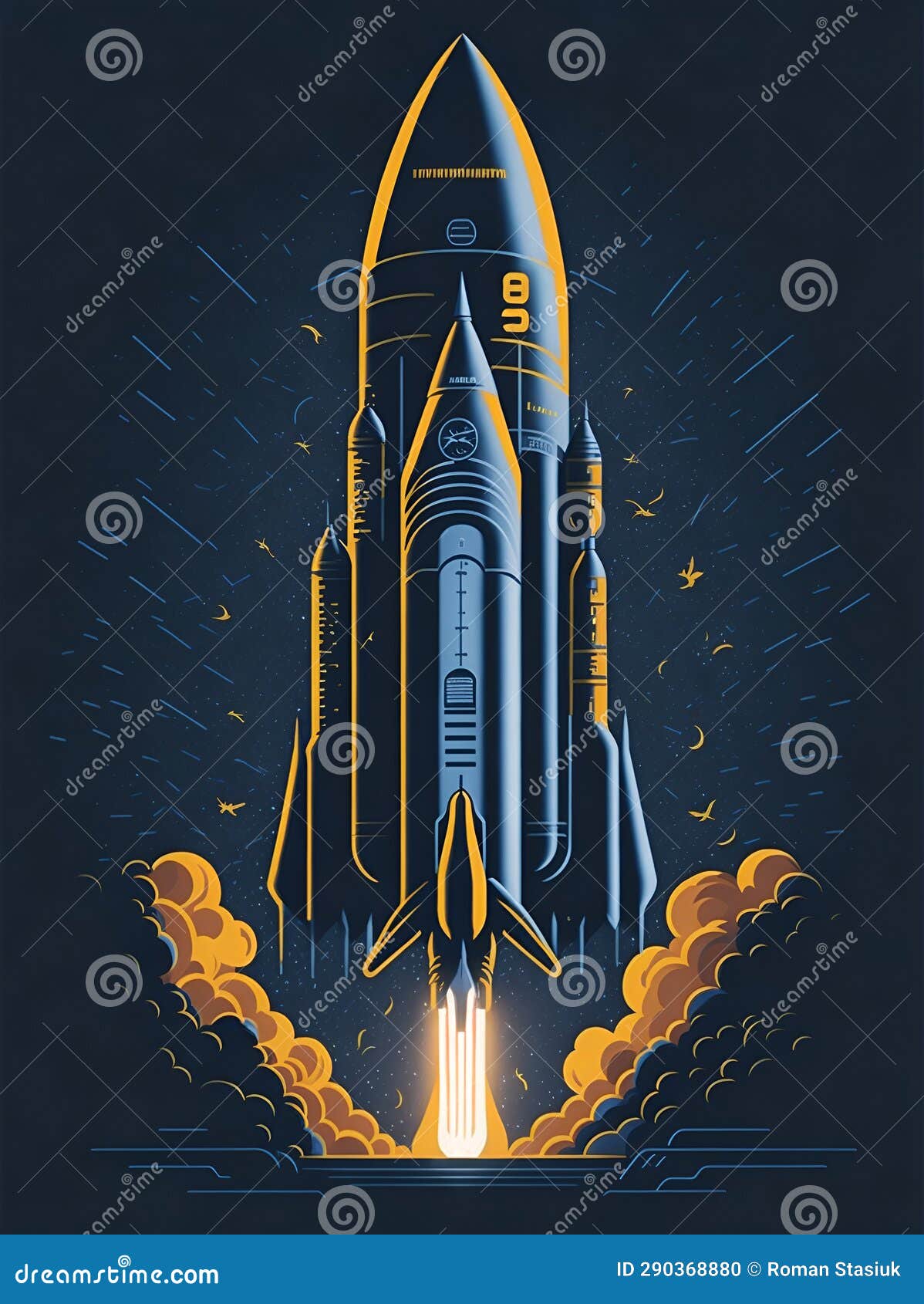 The Journey of a Rocket Launch As it Defies Gravity and Soars into ...
