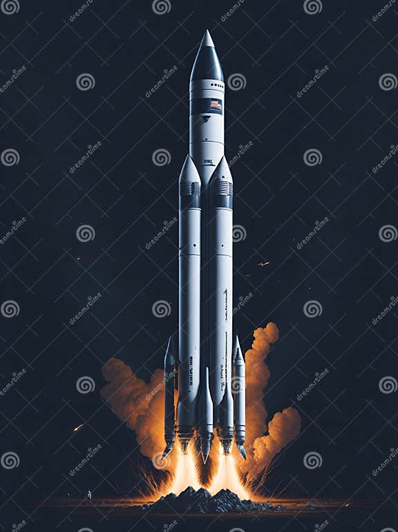 The Journey of a Rocket Launch As it Defies Gravity and Soars into ...