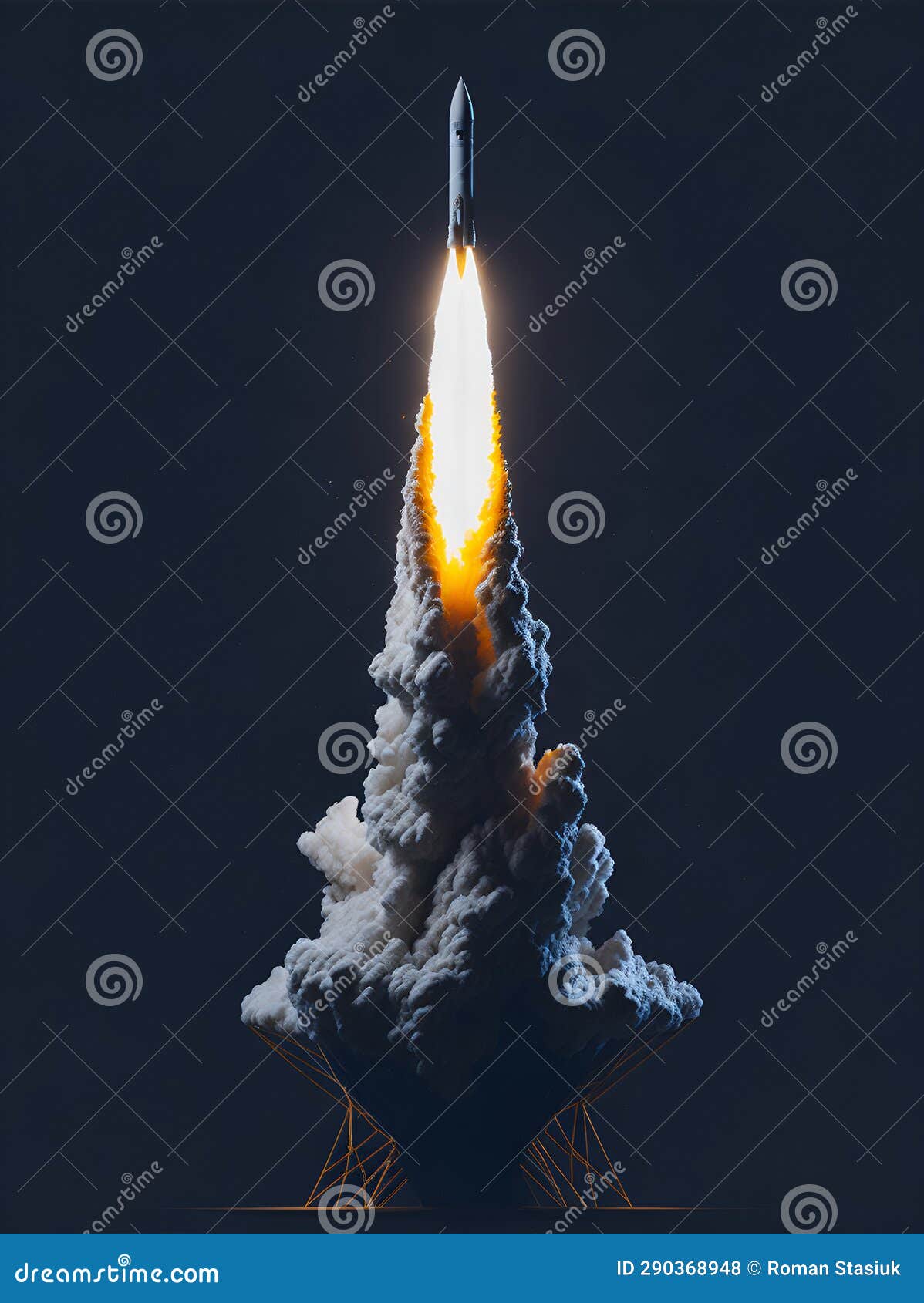 The Journey of a Rocket Launch As it Defies Gravity and Soars into ...