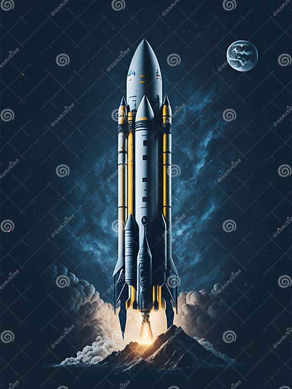 The Journey of a Rocket Launch As it Defies Gravity and Soars into ...