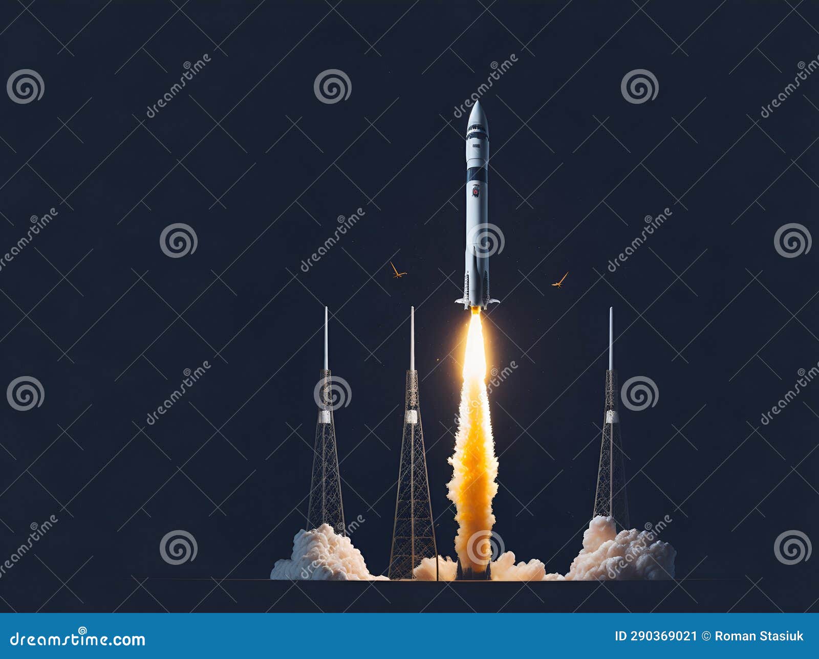 The Journey of a Rocket Launch As it Defies Gravity and Soars into ...