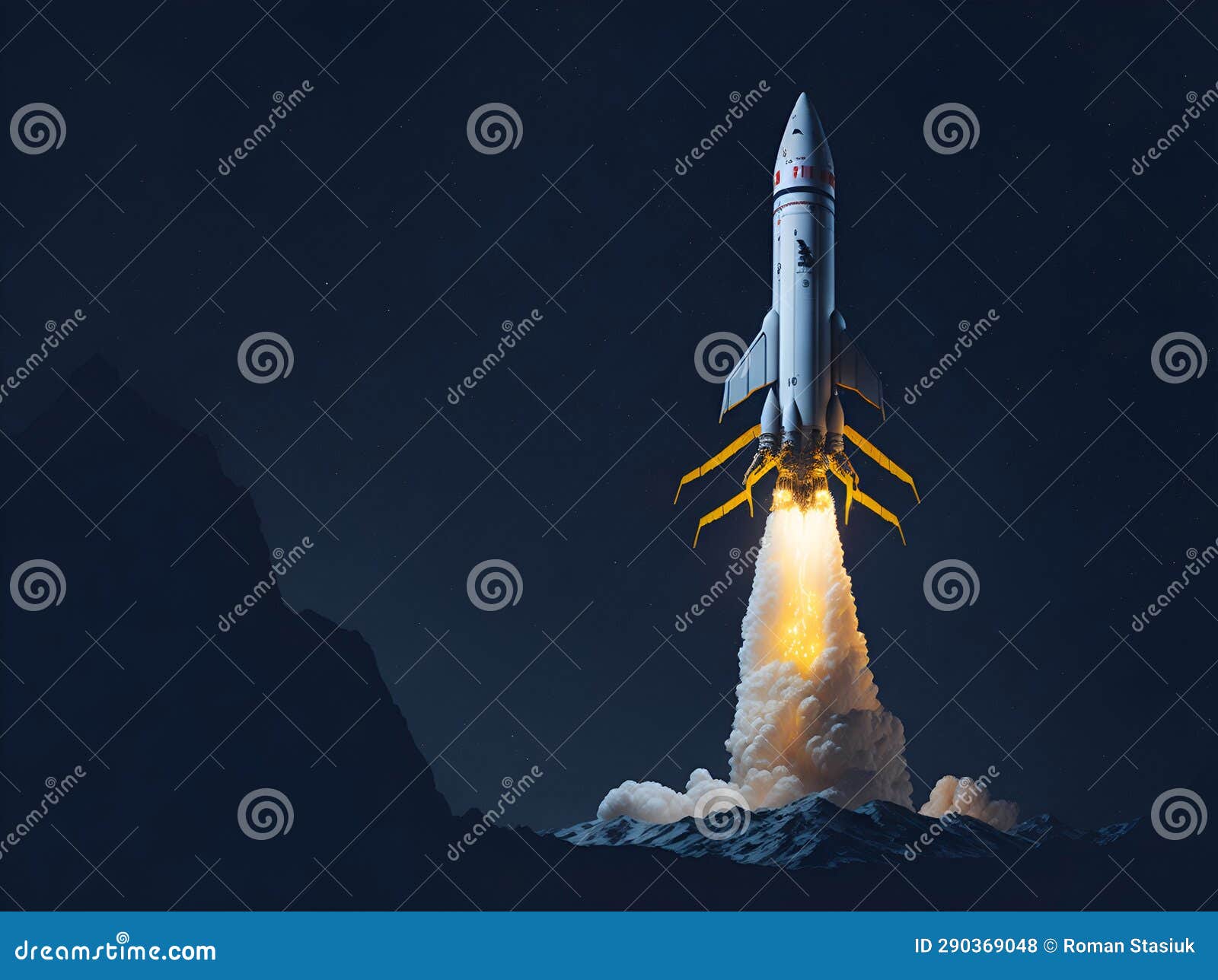The Journey of a Rocket Launch As it Defies Gravity and Soars into ...
