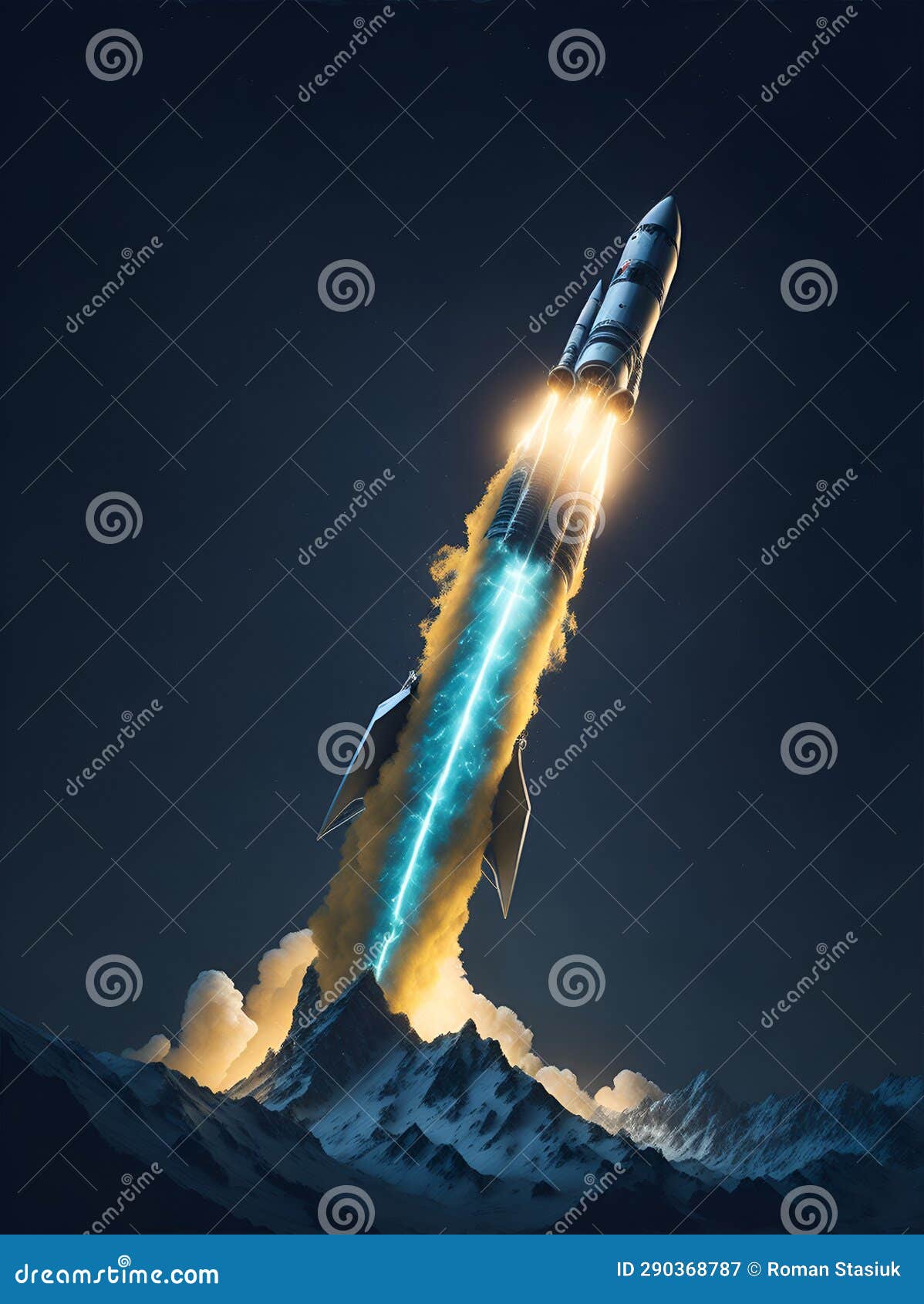 The Journey of a Rocket Launch As it Defies Gravity and Soars into ...