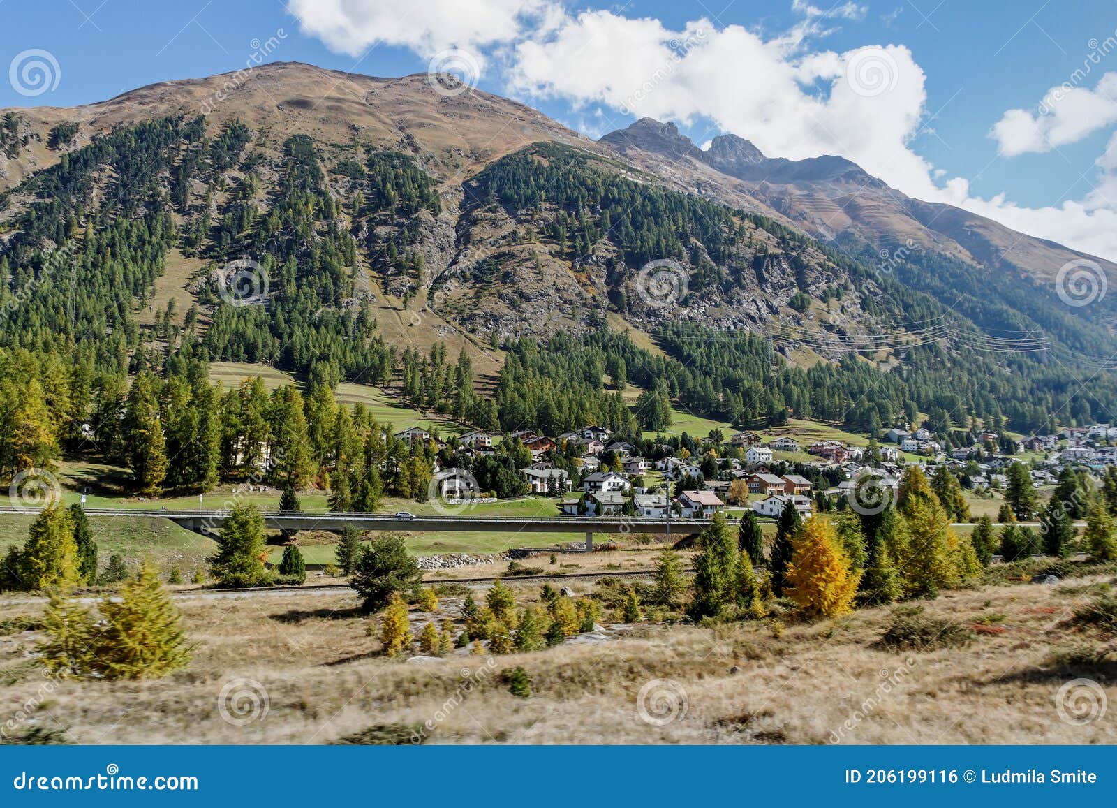 Journey to the Alps stock photo. Image of alps, green - 206199116