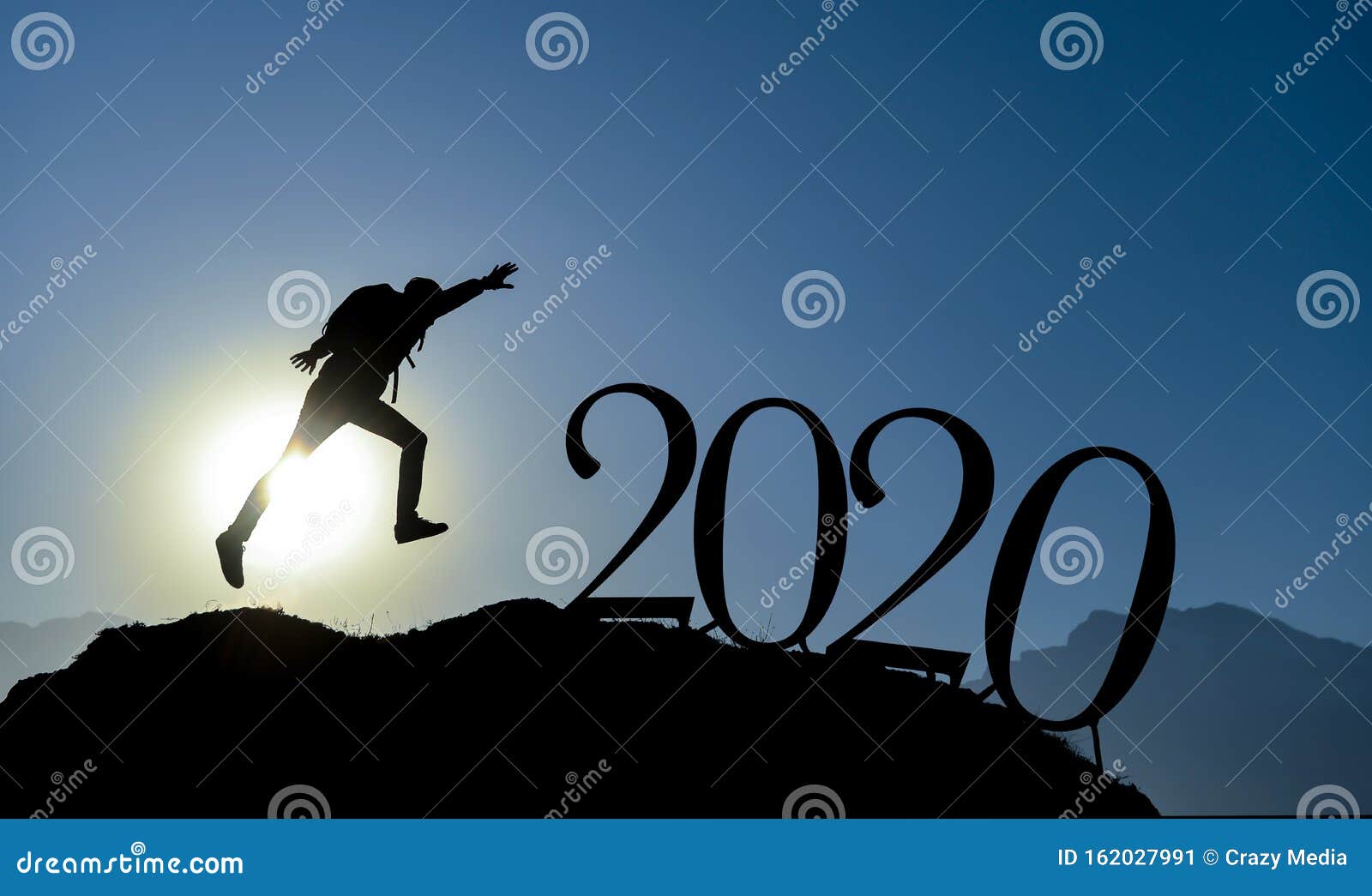 Journey To the Future, Work Hard in the New Year To Succeed Stock Image ...