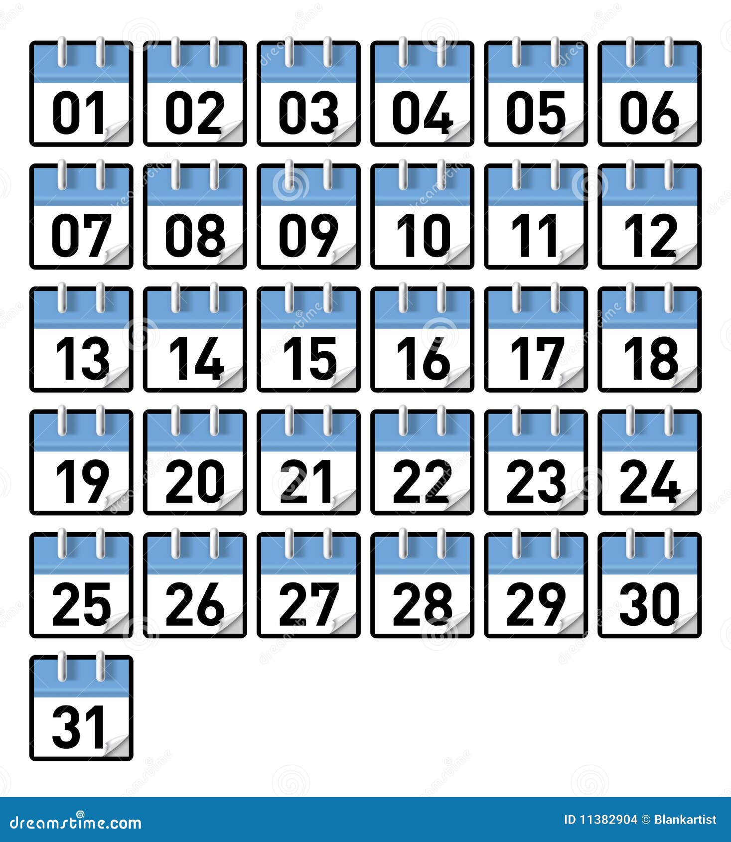 Jours de calendrier illustration de vecteur. Illustration du jour ...