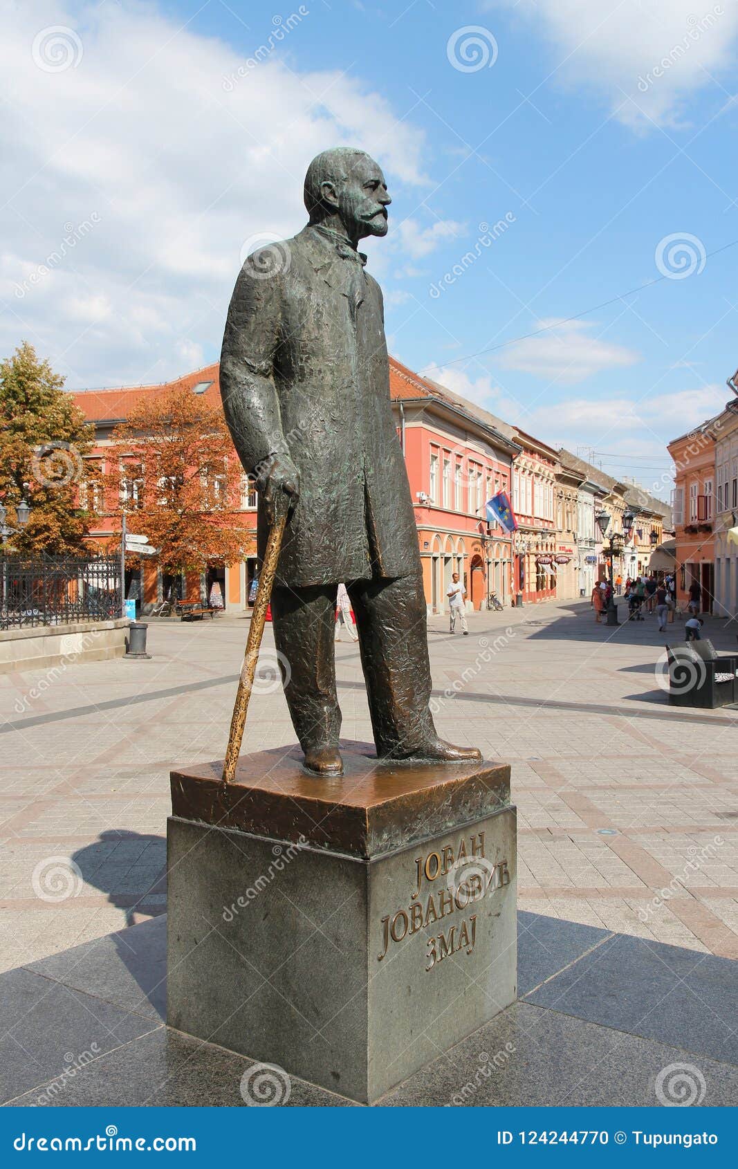 Jovan Jovanovic Zmaj immagine editoriale. Immagine di serbo - 124244770