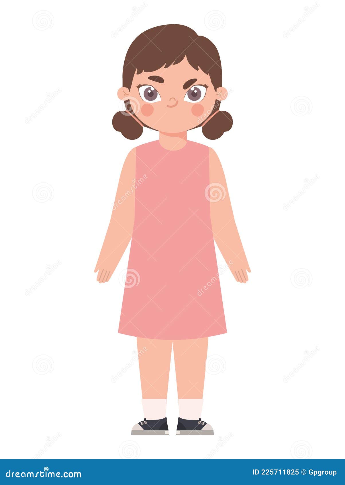 Joven valiente ilustración del vector. Ilustración de fuerte - 225711825