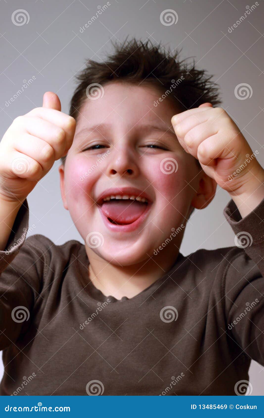 Joy stock image. Image of expression, pretty, gesture - 13485469