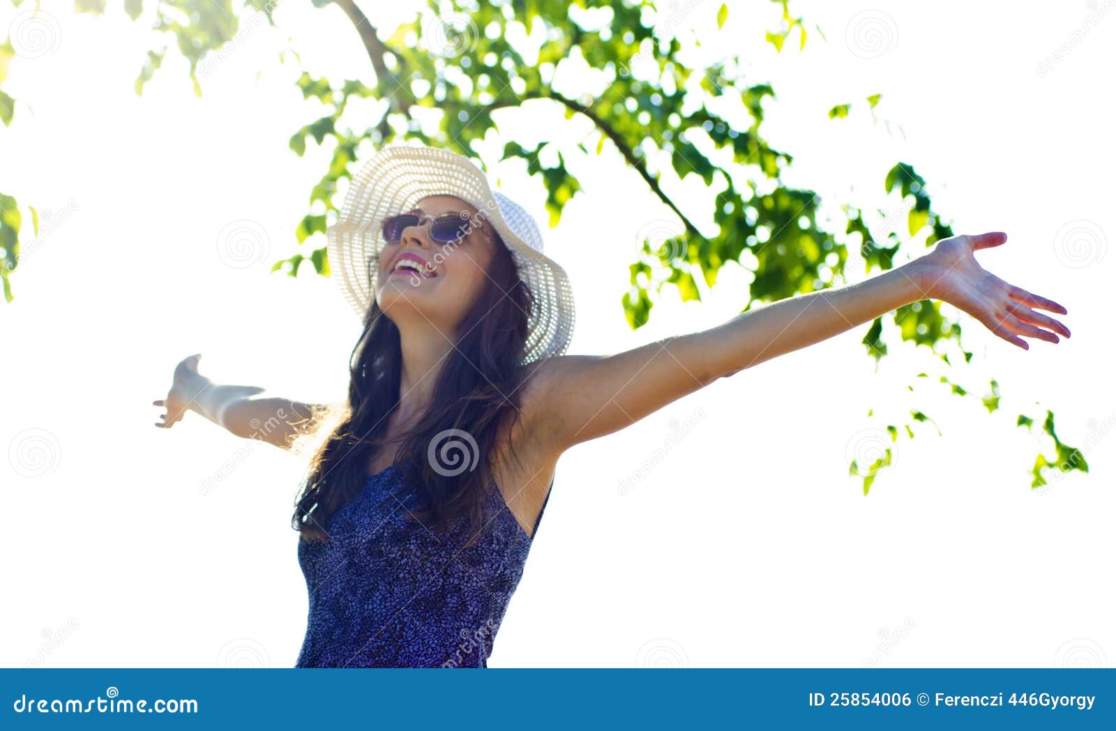 Joy stock photo. Image of raised, hand, gesturing, excitement - 25854006
