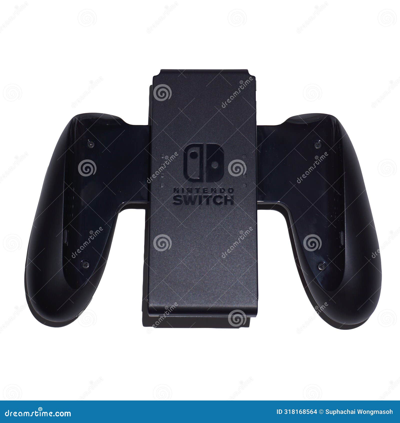 Joy Con Controller Grip Isolated with Clipping Path Stock Photo - Image ...