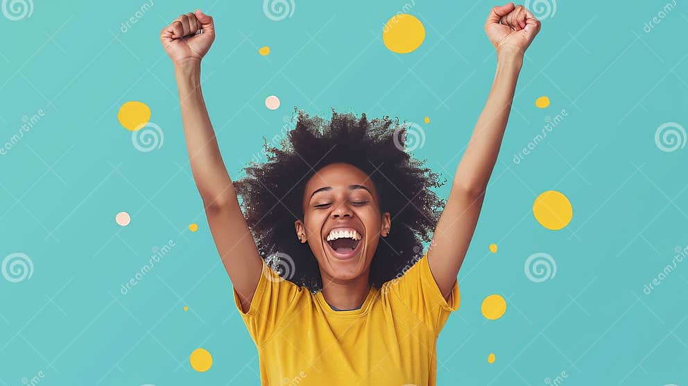 Joy Experienced by a Customer Who Felt Heard and Understood Stock ...