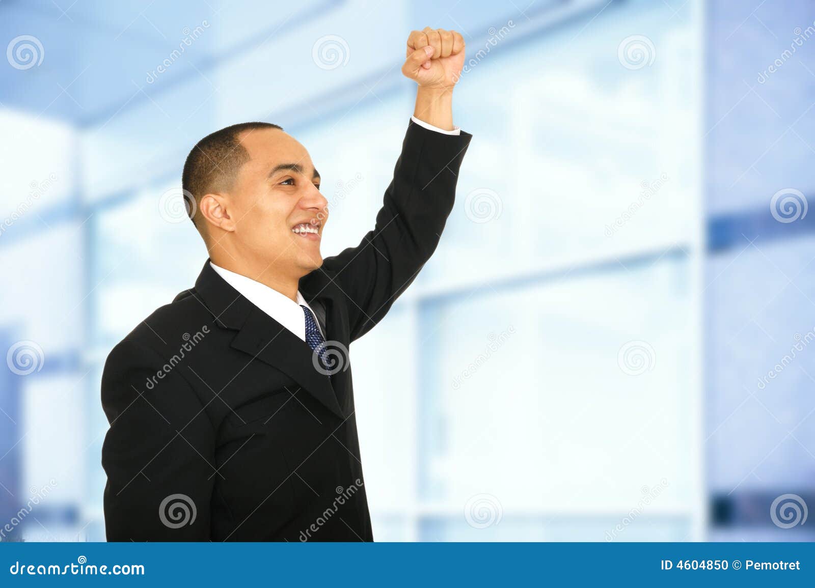 Joy Expression after Receiving Promotion Stock Photo - Image of ...