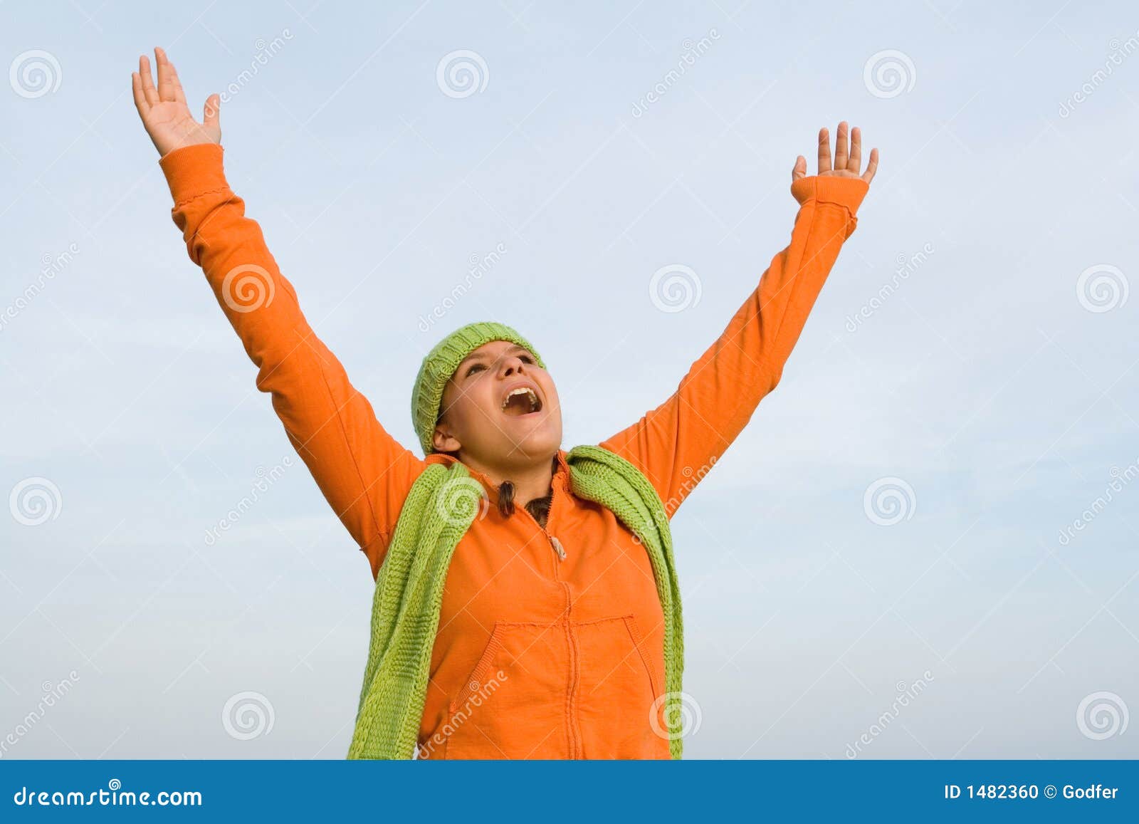 Joy , faith happy child stock photo. Image of rejoicing - 1482360
