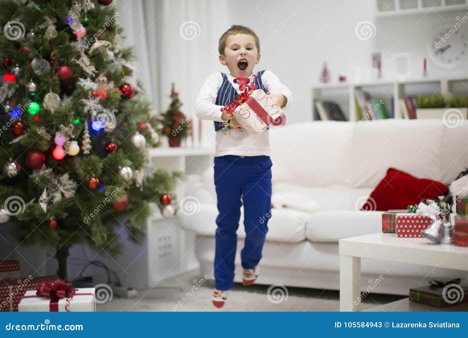 The joy of the gift stock image. Image of christmas - 105584943