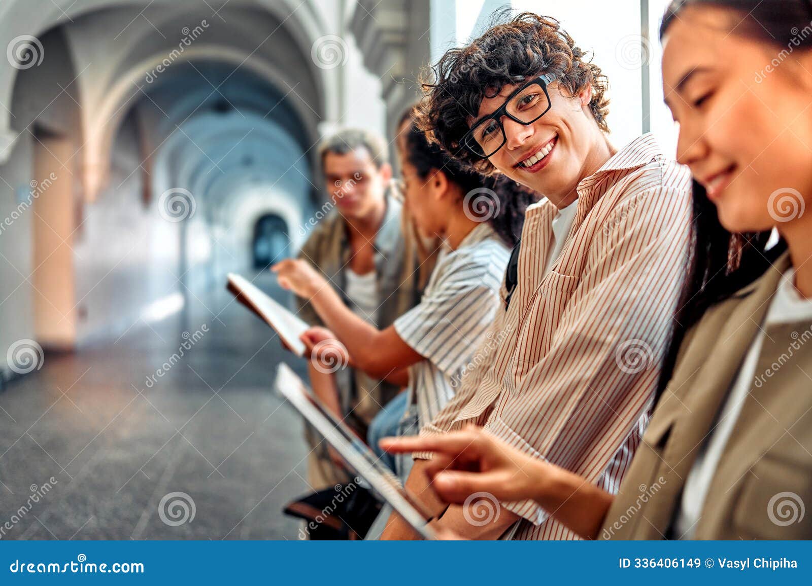 The Joy of Learning Together Stock Image - Image of confident, indoors ...