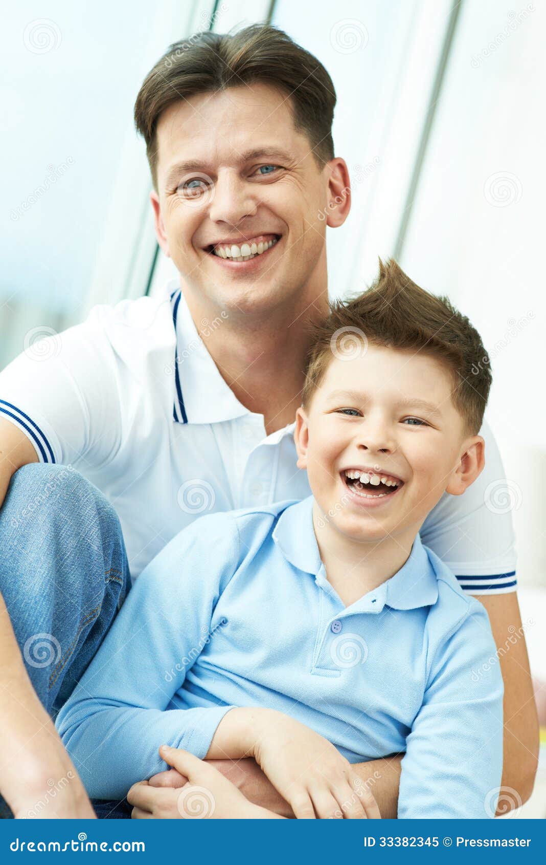 In joy stock image. Image of adult, father, hugging, looking - 33382345