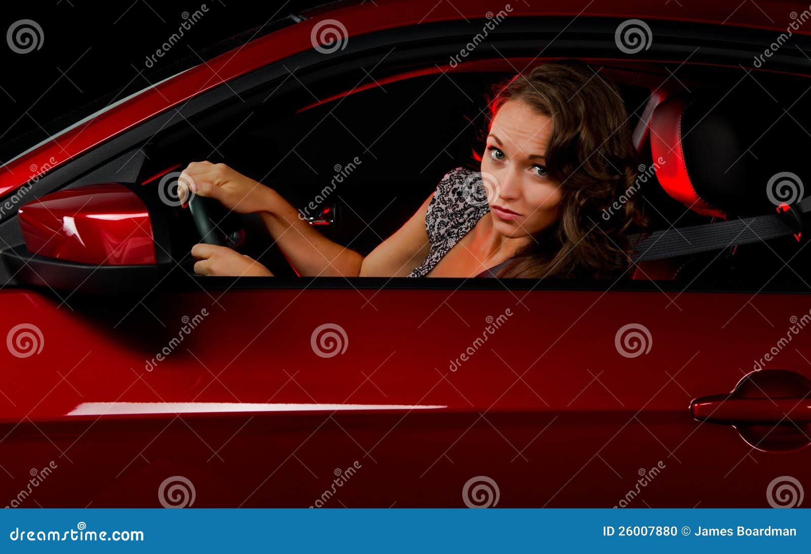 Joy ride stock photo. Image of woman, open, belt, window - 26007880