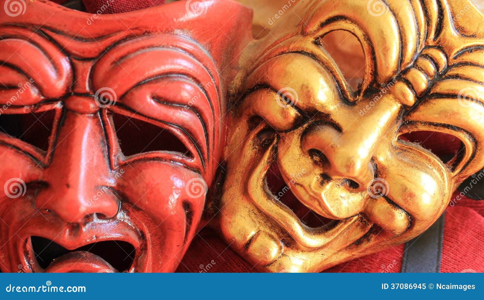 Joy and Sadness Carnival Mask Stock Image - Image of play, masquerade ...