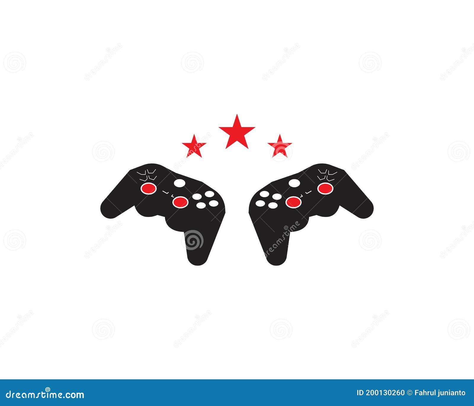 Joy Stick Game Logo Vector Template Stock Vector - Illustration of ...