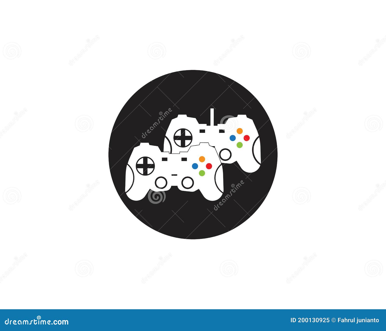 Joy Stick Game Logo Vector Template Stock Vector - Illustration of ...