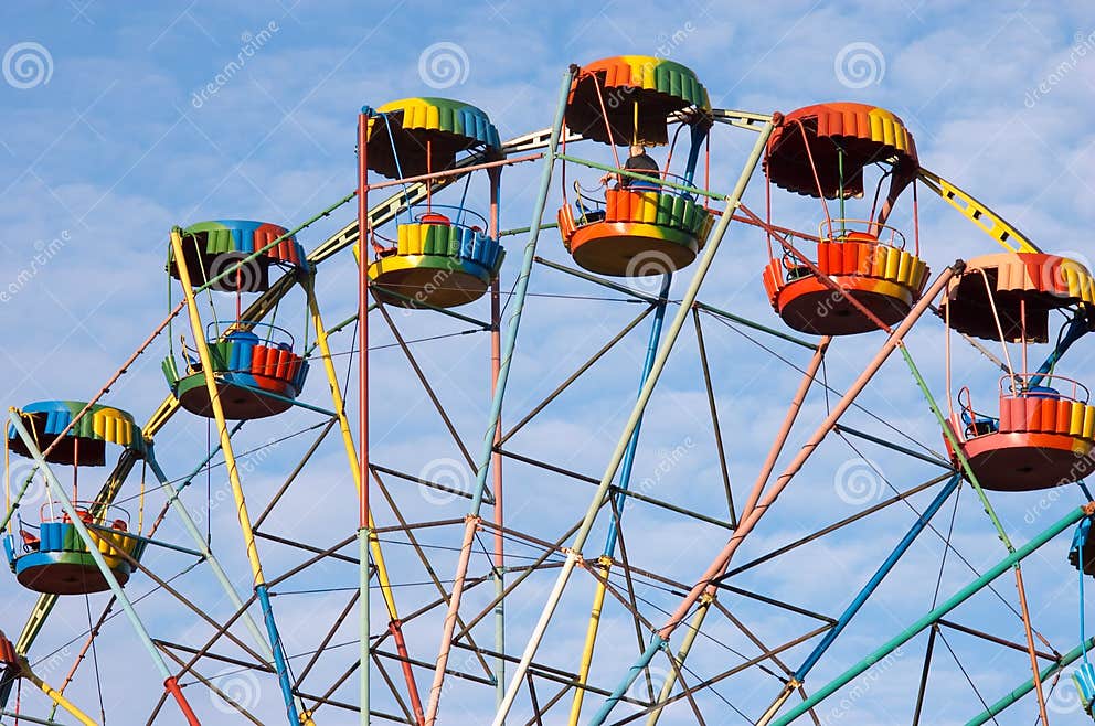 Joy wheel stock photo. Image of curve, cabins, multicolor - 2115202