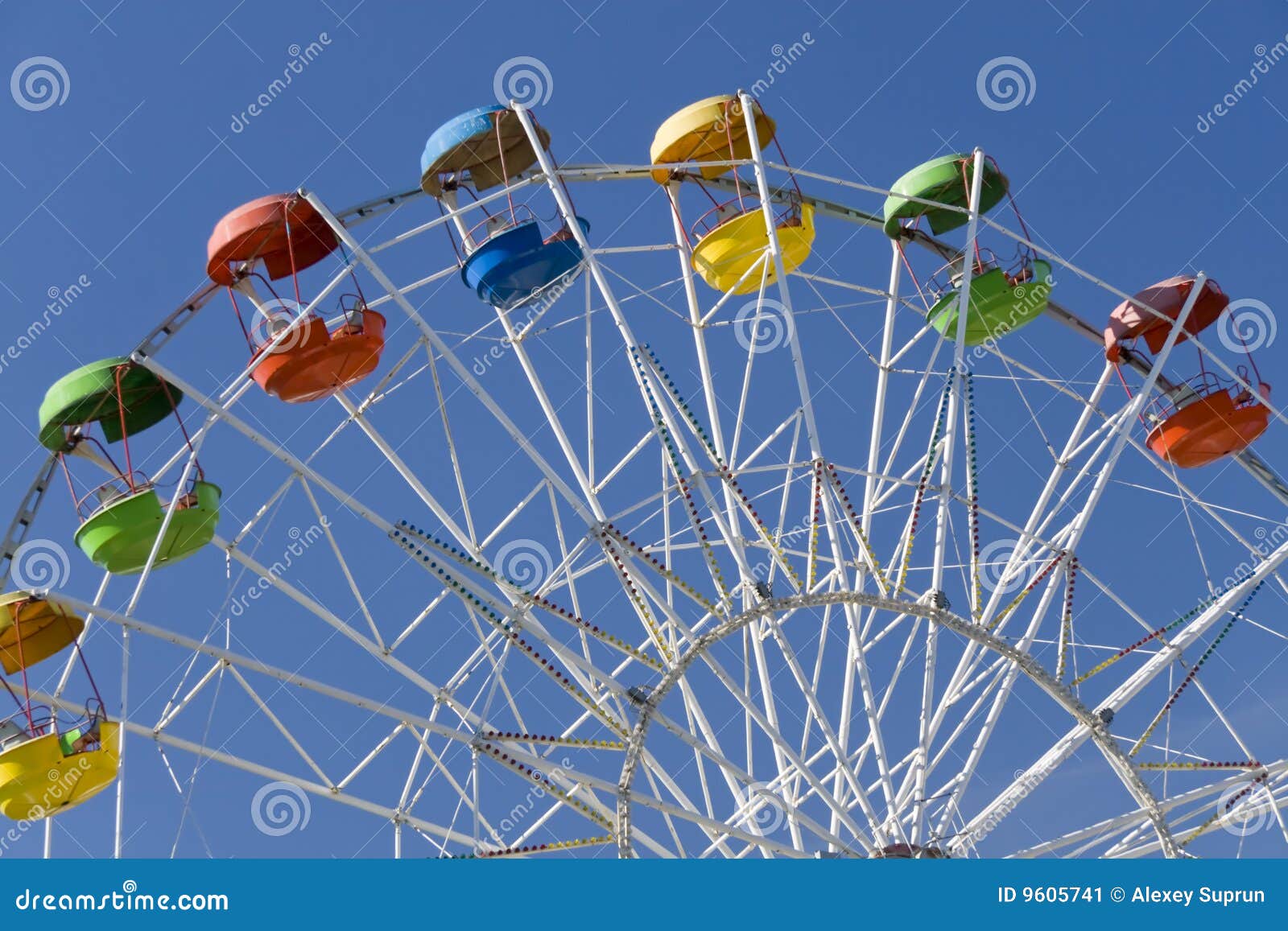 Joy-wheel stock image. Image of colors, sunny, entertainment - 9605741