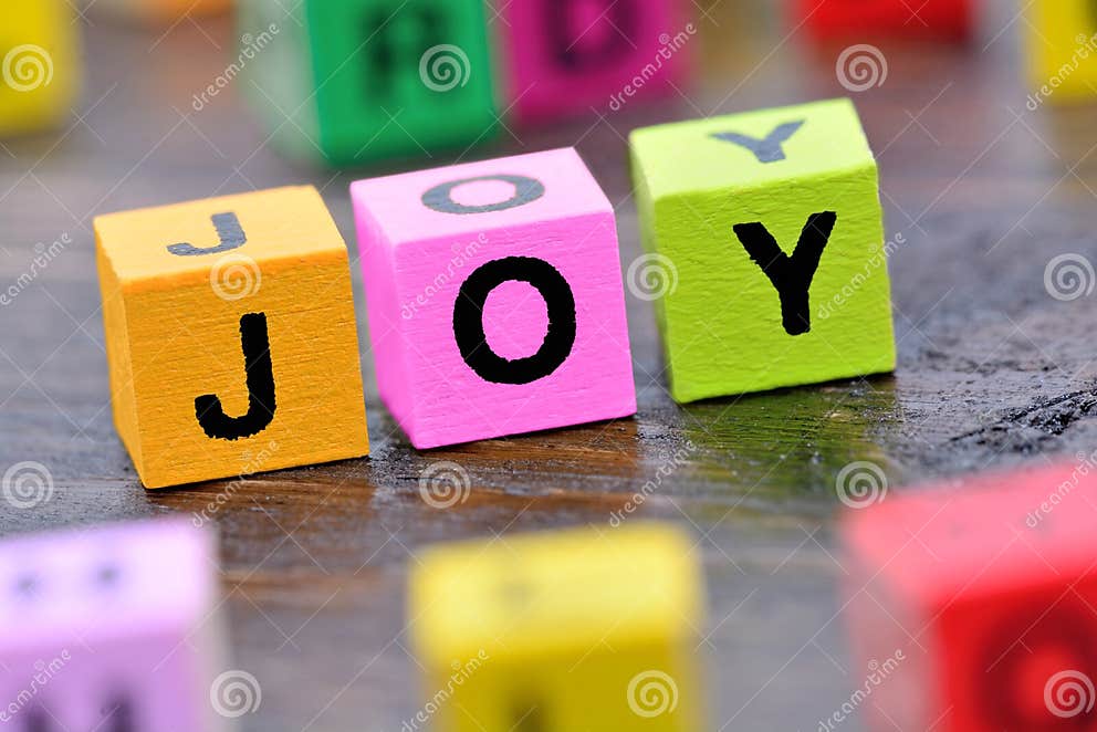 Joy word on table stock photo. Image of word, background - 90225676