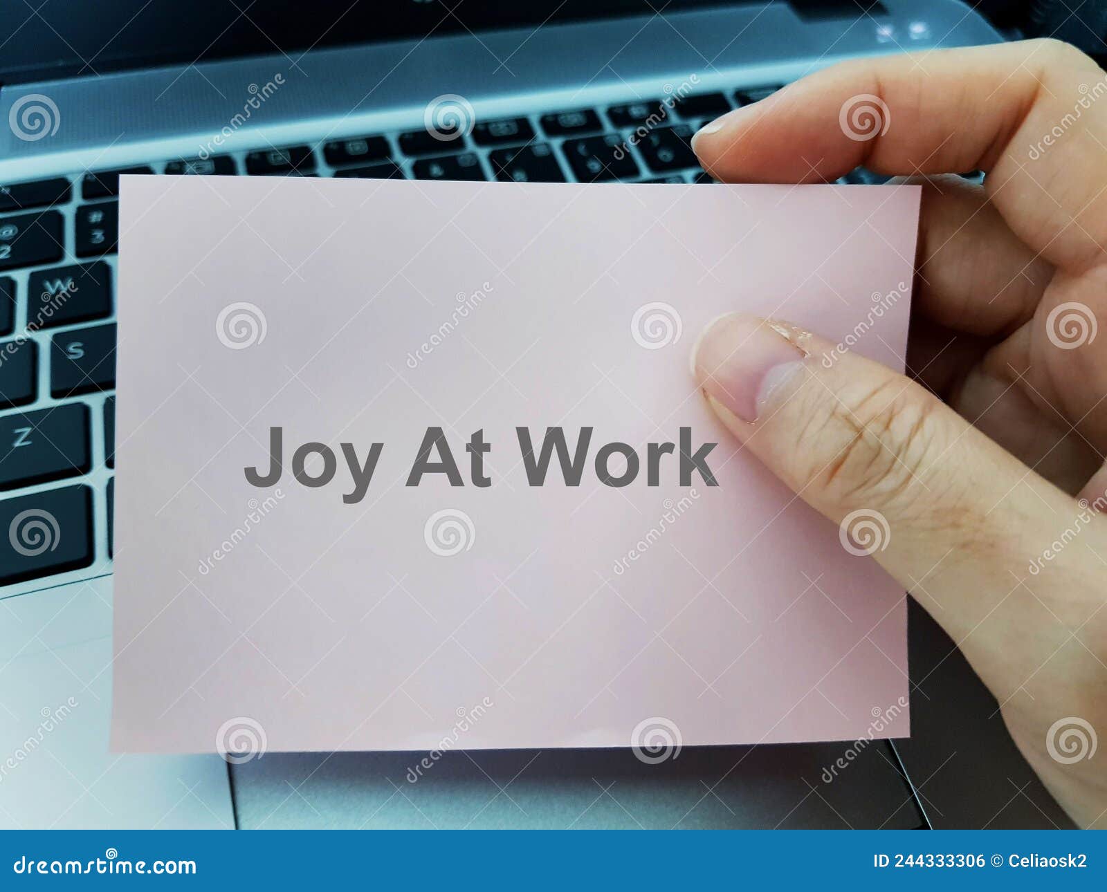 Joy at Work Concept. Love Your Job Stock Photo - Image of work, love ...