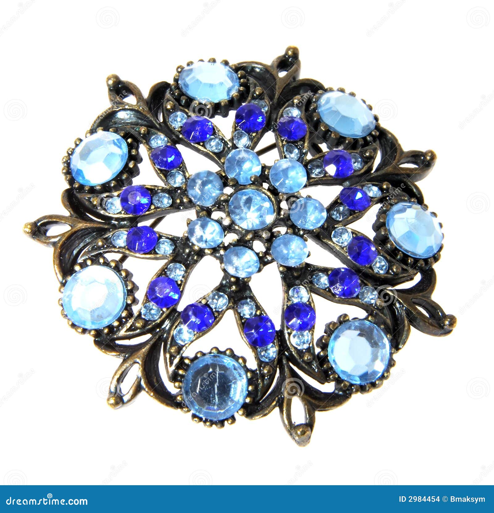 Joya Azul Aislada En El Fondo Blanco Foto de archivo - Imagen de joya ...