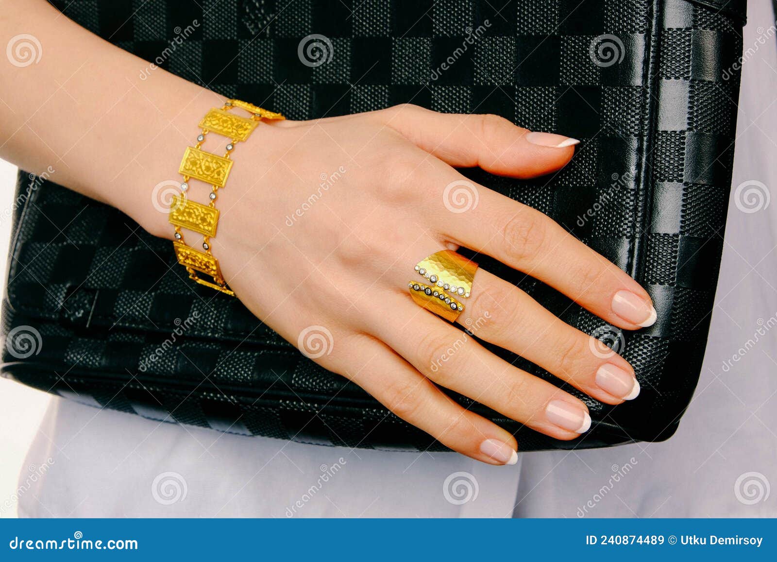 Joyas De Diamantes De Lujo Y Joyas De Moda Imagen de archivo - Imagen ...