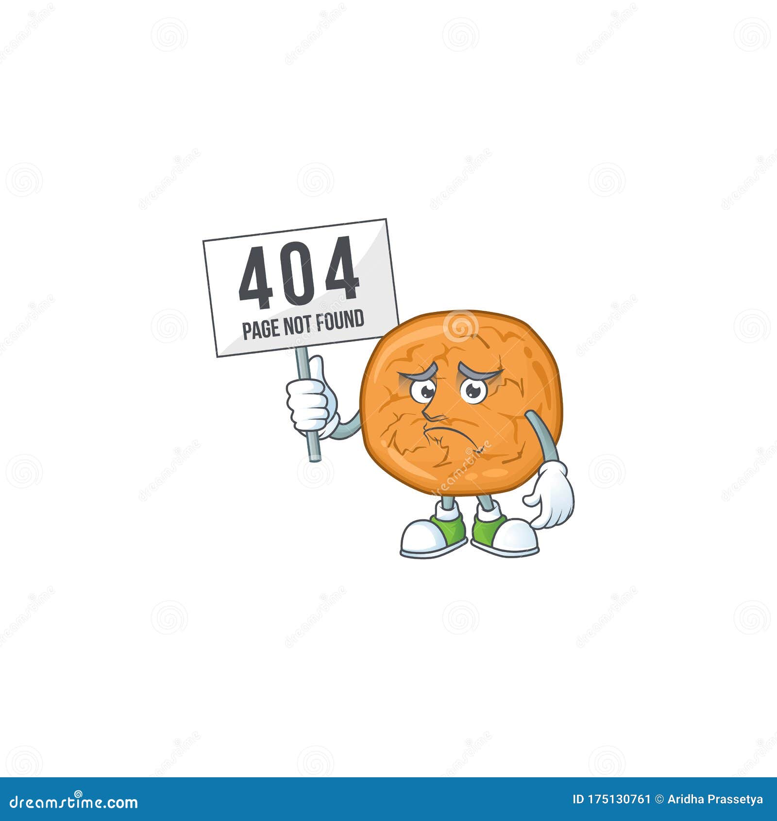 Joyful Cartoon Character of Molasses Cookies Elevate a Board Stock ...